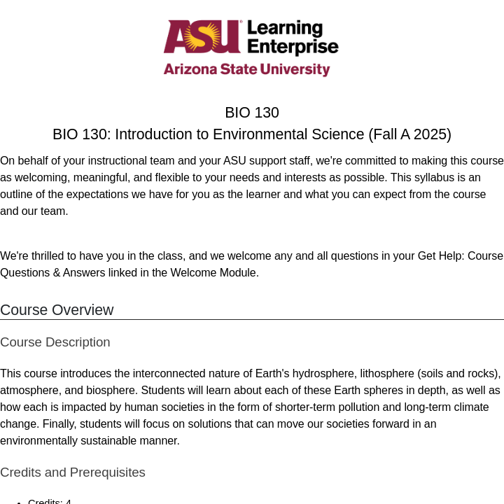 Simple Syllabus